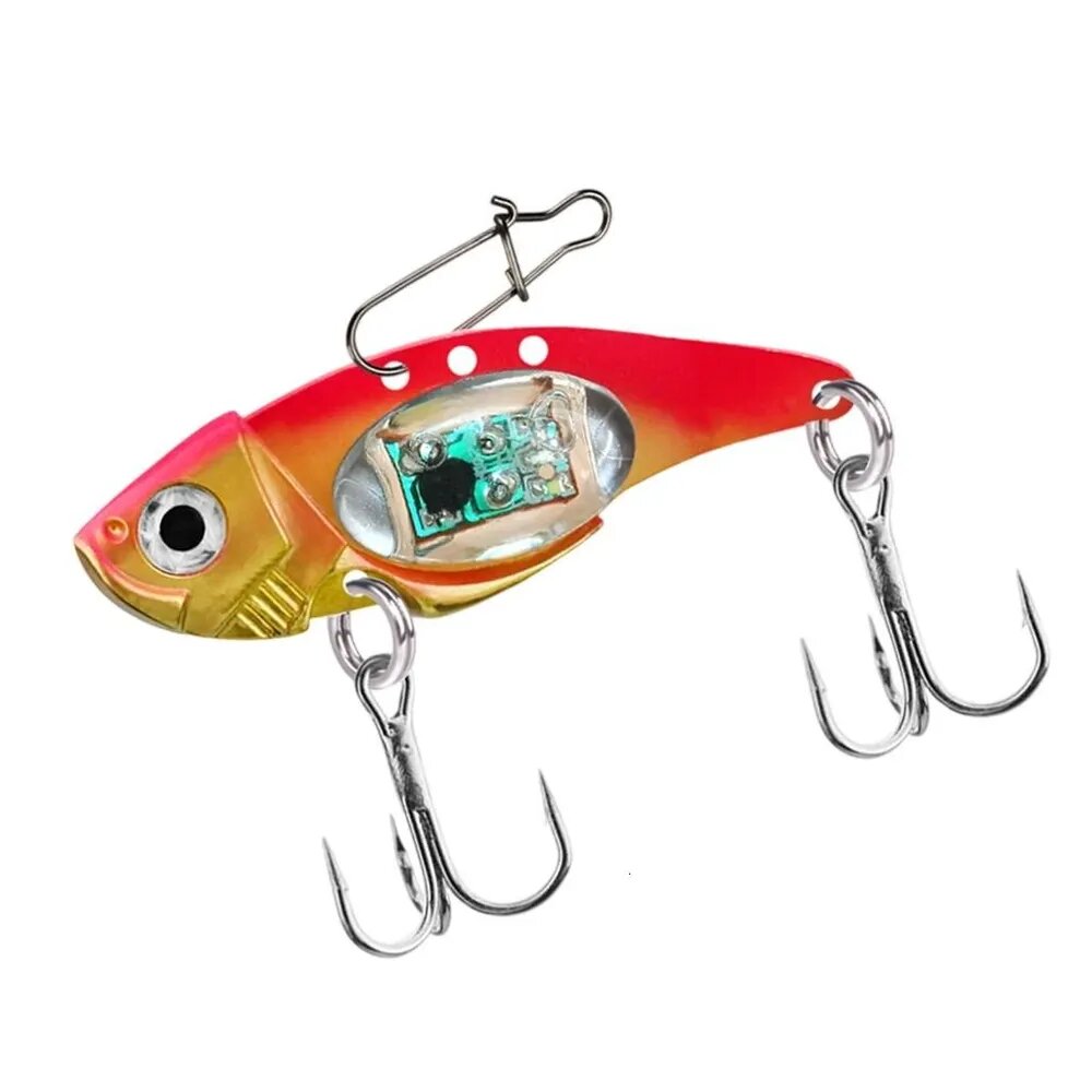 Энергоэффективный электронный рыболовный металлический держатель для ночной ловли, красный