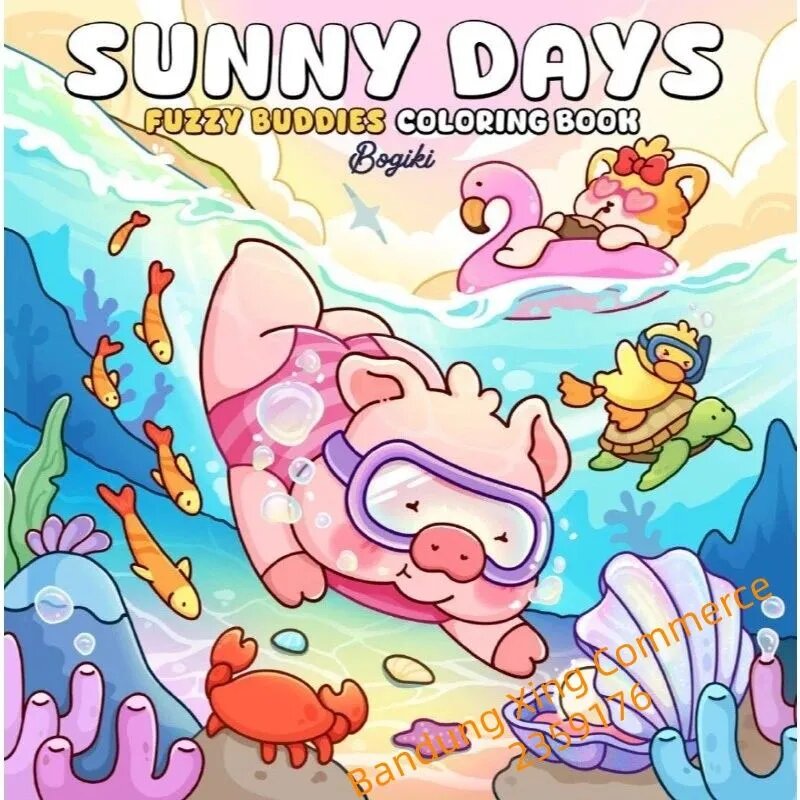 Раскраска антистресс для взрослых и подростков Coco Wyo -SUNNY DAYS 126