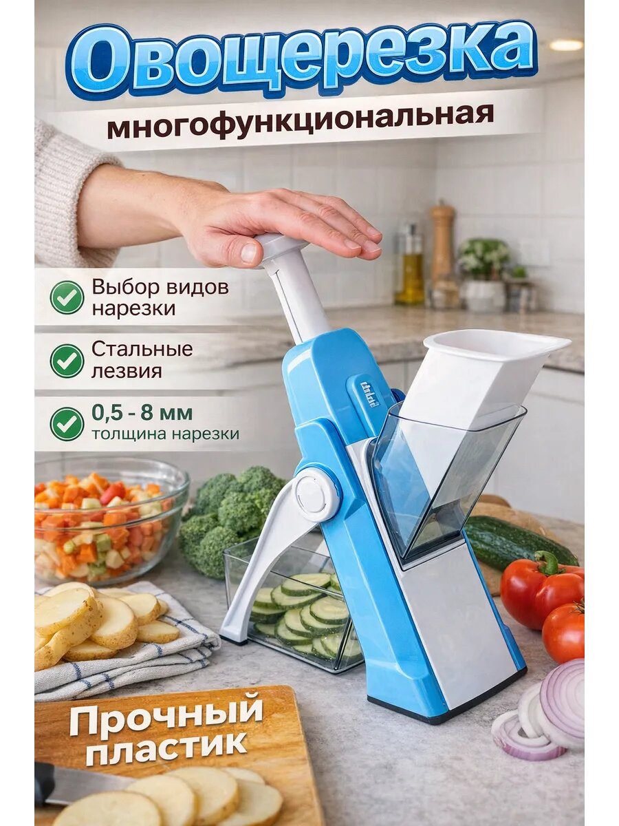 Ручная овощерезка многофункциональная терка слайсер