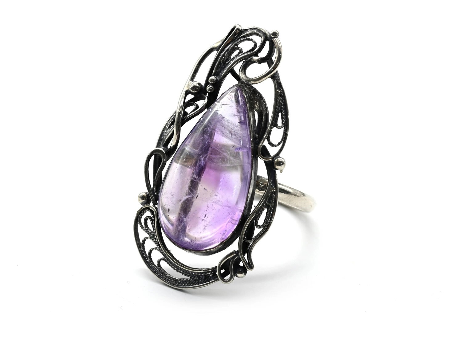 Кольцо, аметист