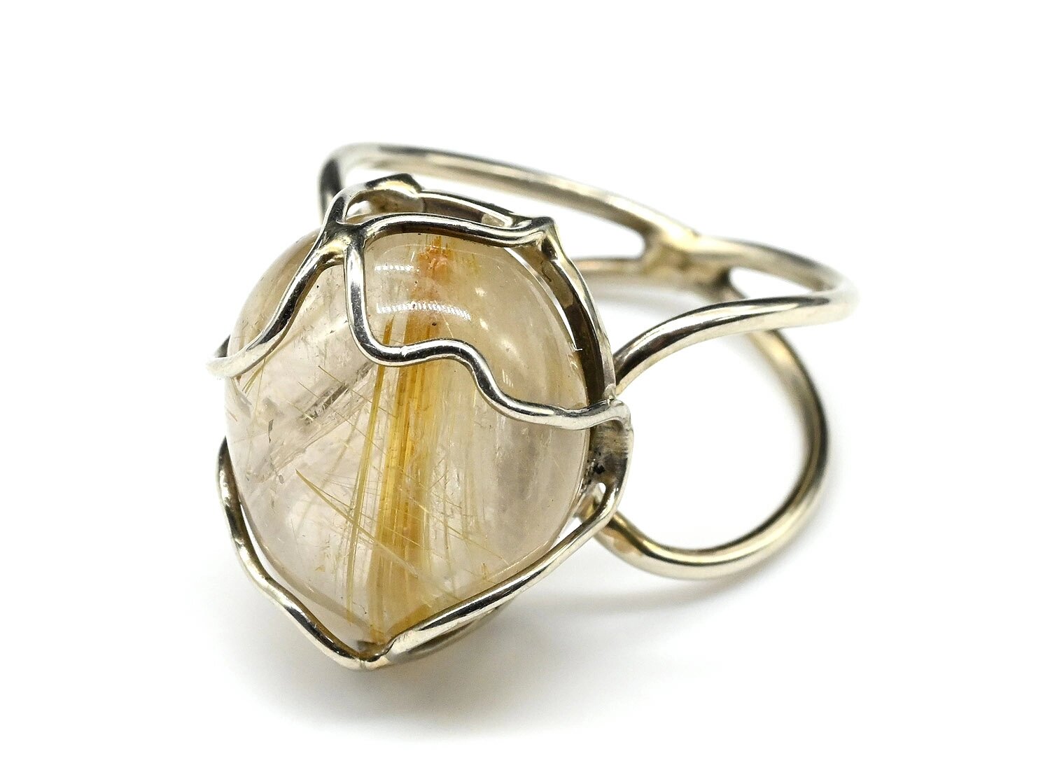 Кольцо, кварцит, кварц