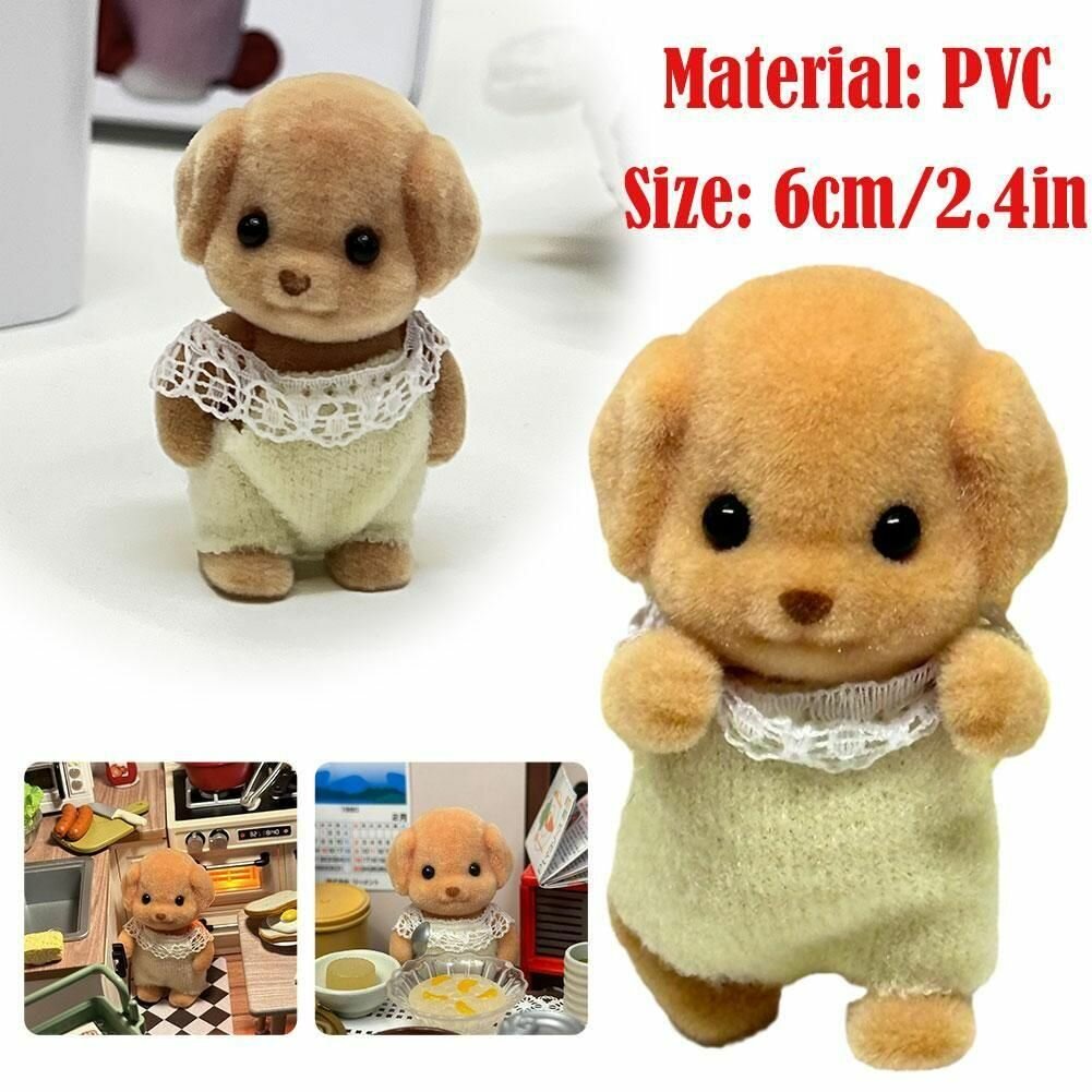 Милая кукла-пудель Sylvanian Family，2 шт.