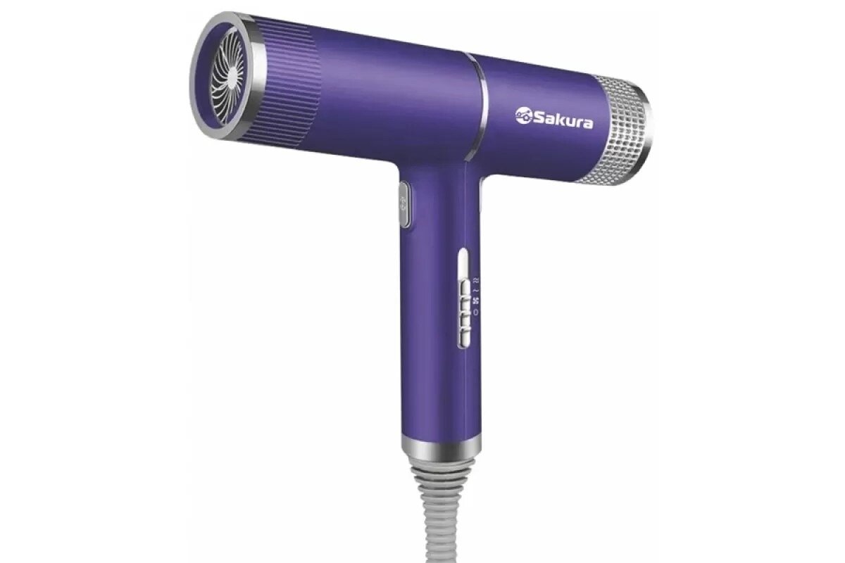 Фен Sakura SA-4051V, 1600W, 3 режима, LED-подсветка, подача холодного воздуха