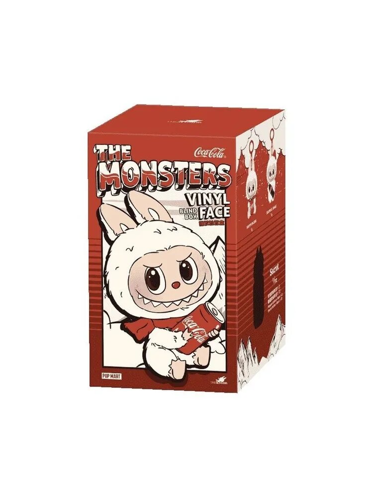POP MART - Коллекция LABUBU The Monsters COCA-COLA series Vinyl Face Pendant, Подарки, украшения комнат, 1 шт