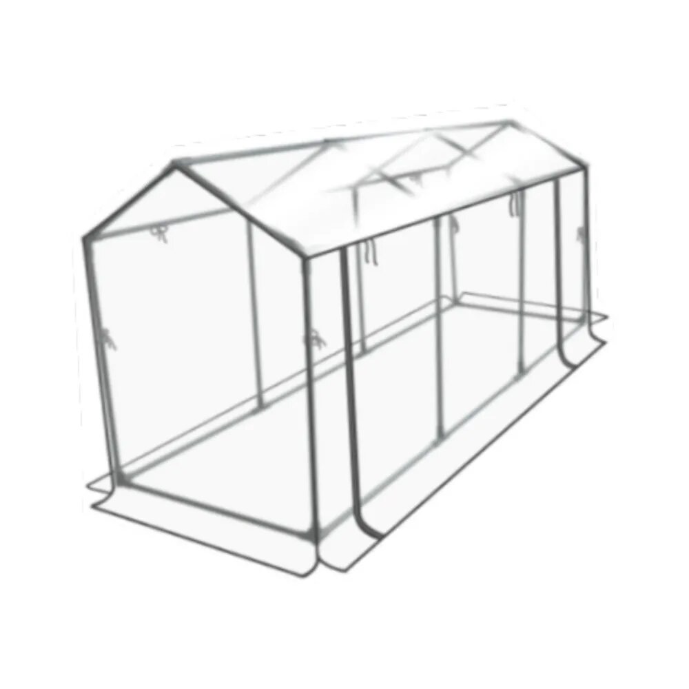 Каркас для укрытия растений 10000729 233х0.72м, для защиты от заморозков, из металла, с покрытием из ПВХ пленки
