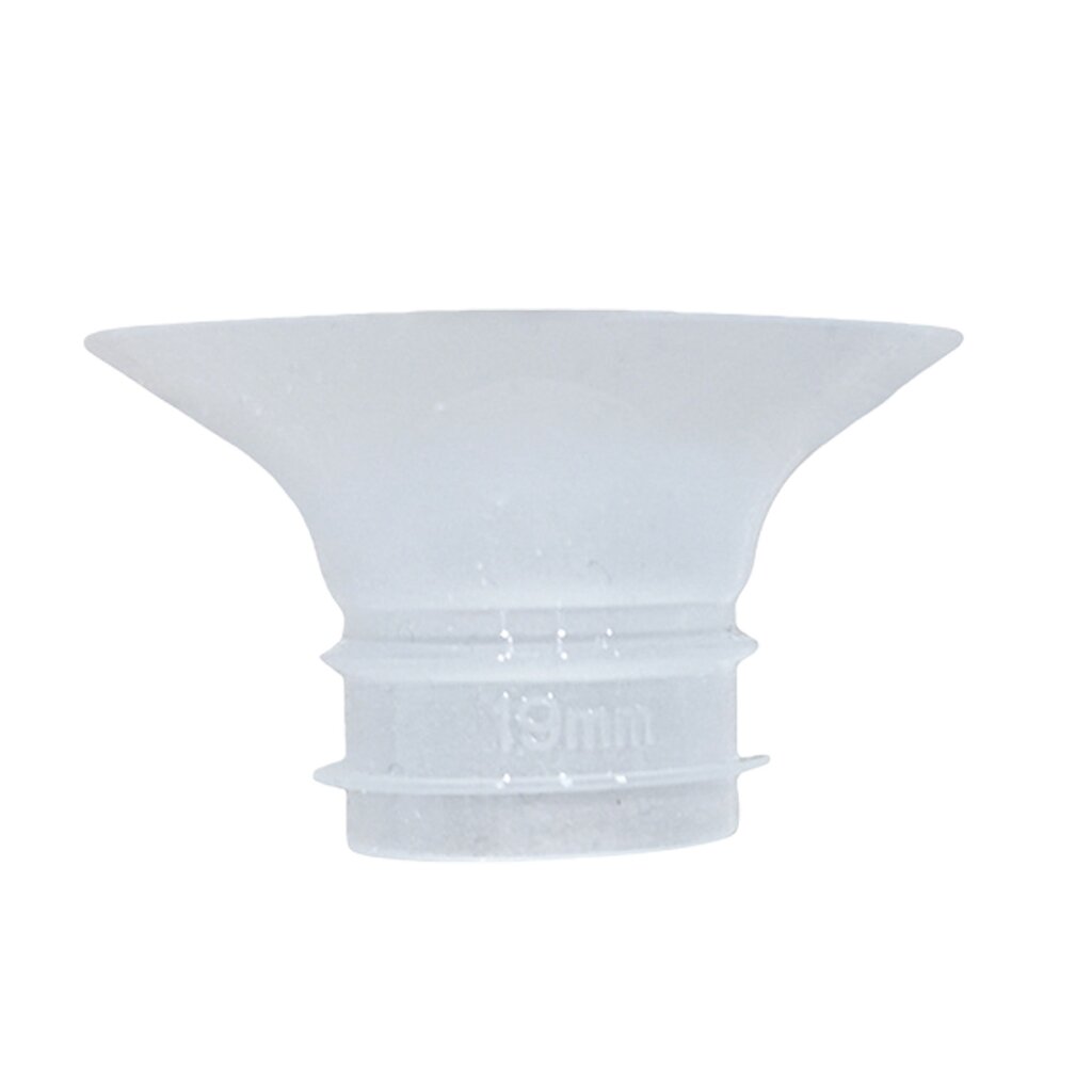 Силиконовая фланцевая вставка для молокоотсоса 13-21 мм, переходник-преобразователь для молокоотсоса для комфортного и мощного всасывания