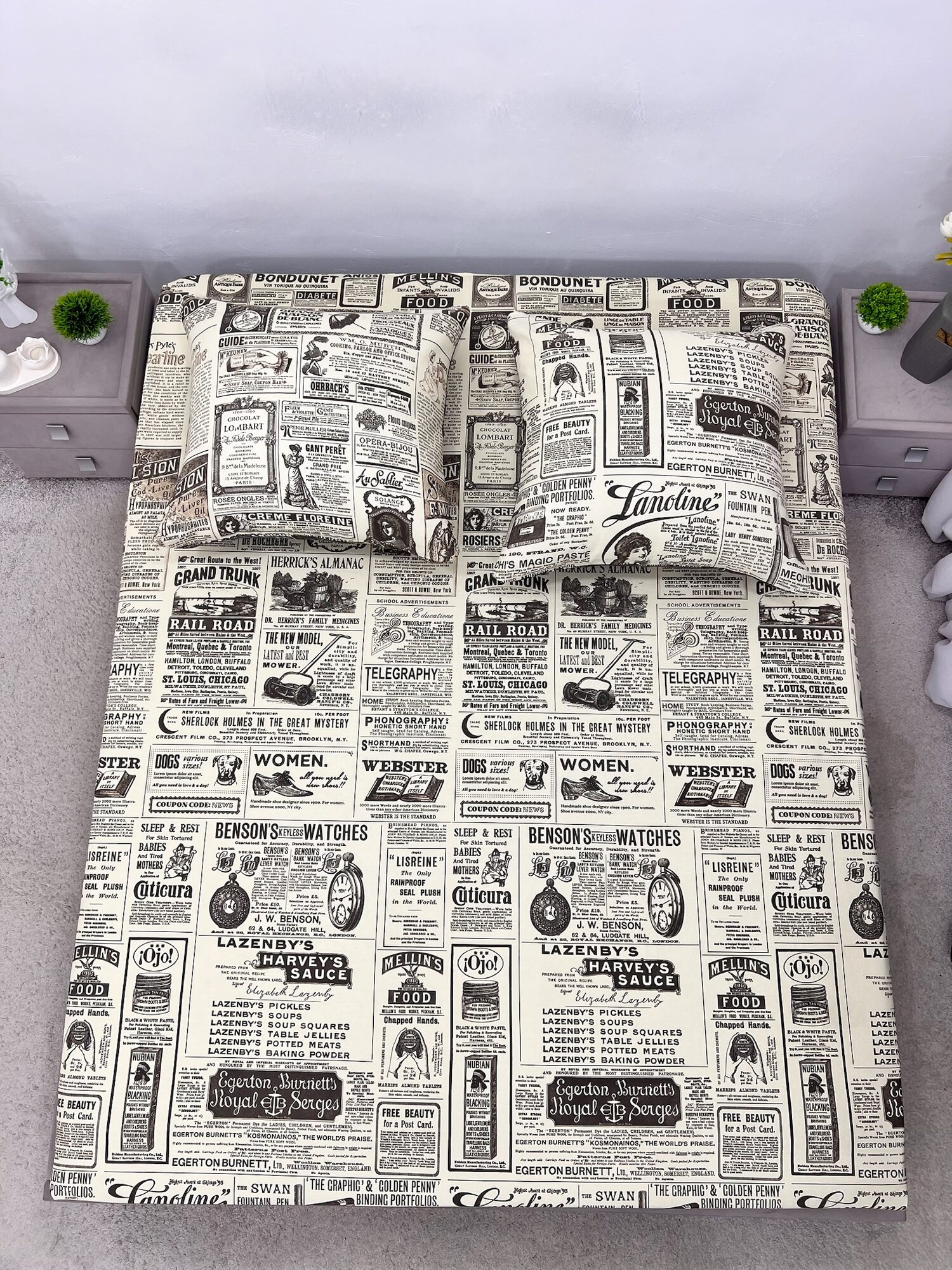 Milo s простынь на резинке 120х200, 1.5 спальная натяжная простыня хлопок 100%