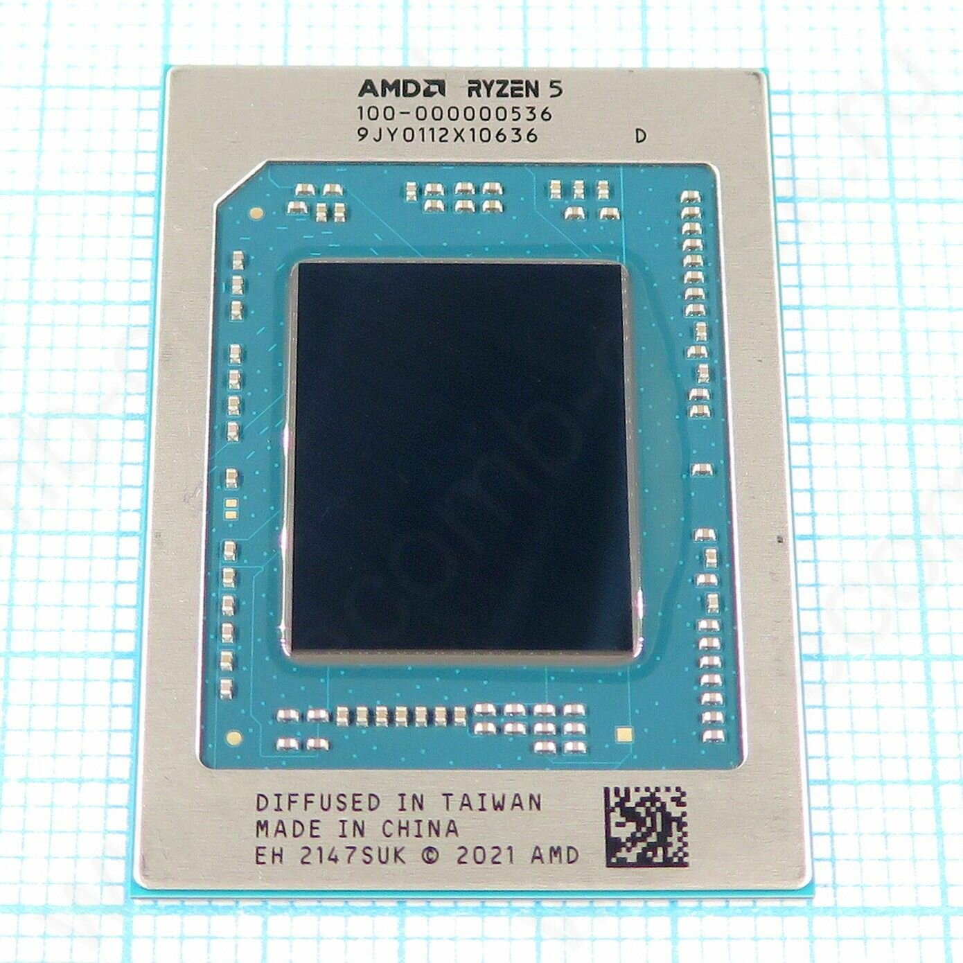 100-000000536 Ryzen 5 Mobile 6600U BGA (FP7) - процессор для ноутбука.