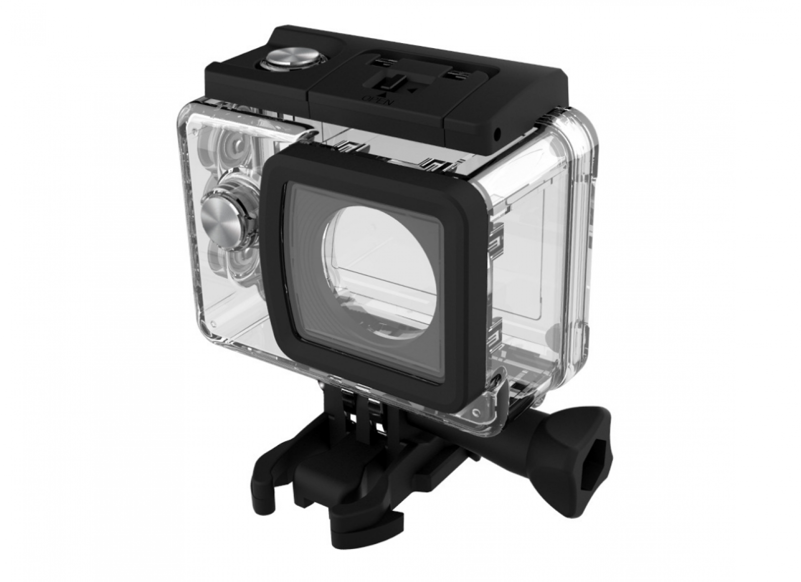 Водонепроницаемый чехол-корпус MyPads для экшн-камеры SJCAM SJ5000 с защитой до 60 м