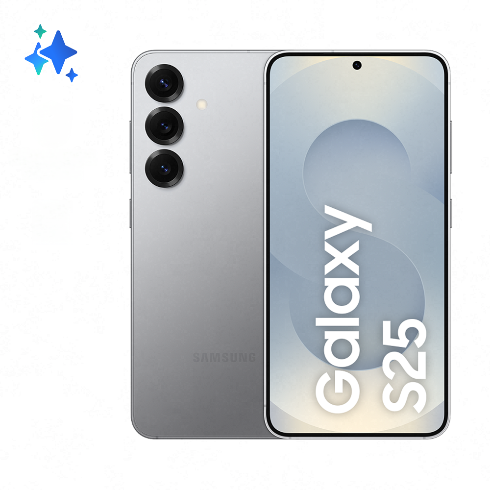 Смартфон Samsung Galaxy S25 12/128GB, Dual: nano SIM + eSIM, Silver Shadow