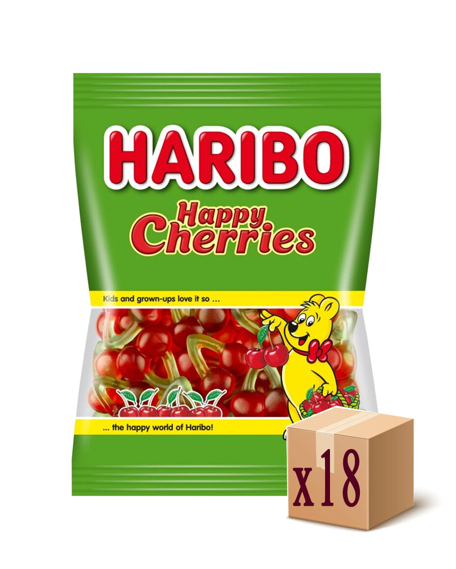 Жевательный мармелад Haribo Happy Cherries, 18шт х 100 г