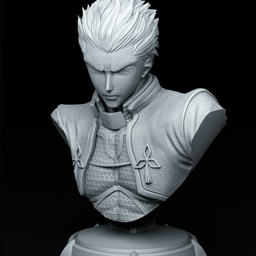 Сборная модель Archer (Fate/stay night), бюст, 112мм для покраски