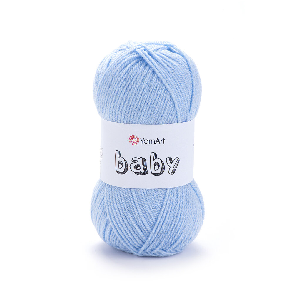 Пряжа для вязания YarnArt Baby 215 голубой 50 гр/150 м 100% акрил