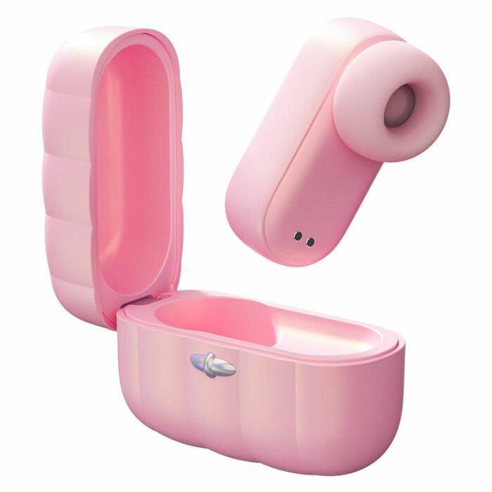 Вакуумный стимулятор BeYourLover Alggie Earphone с приложением, розовый