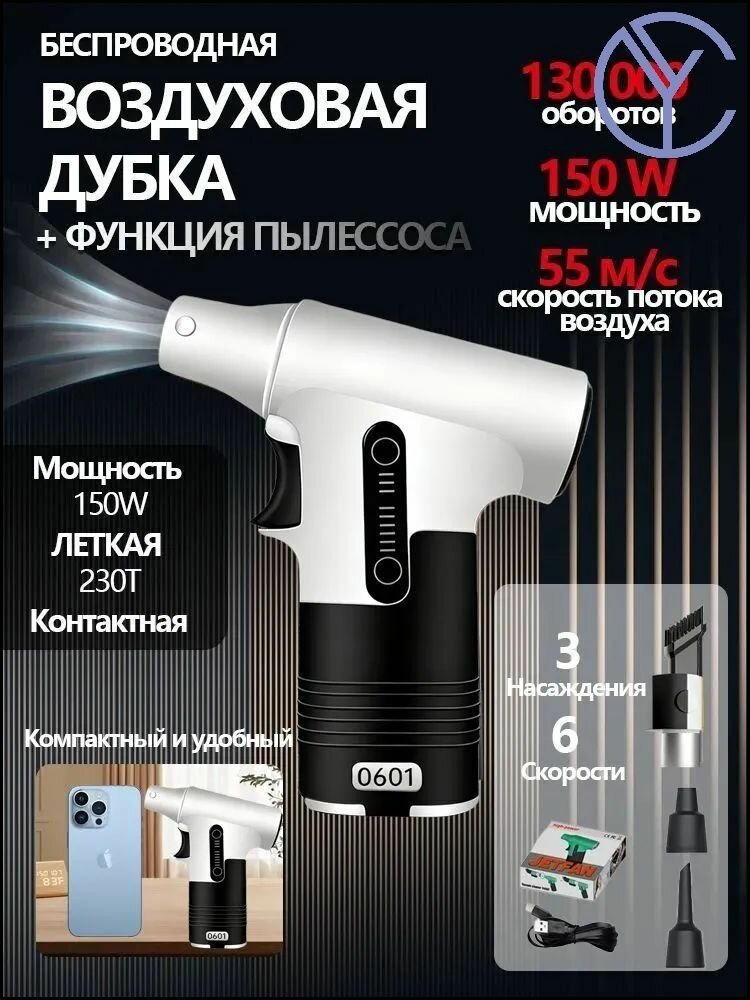 Портативная воздуходувка бестселлер, компактная, мощная для уборки