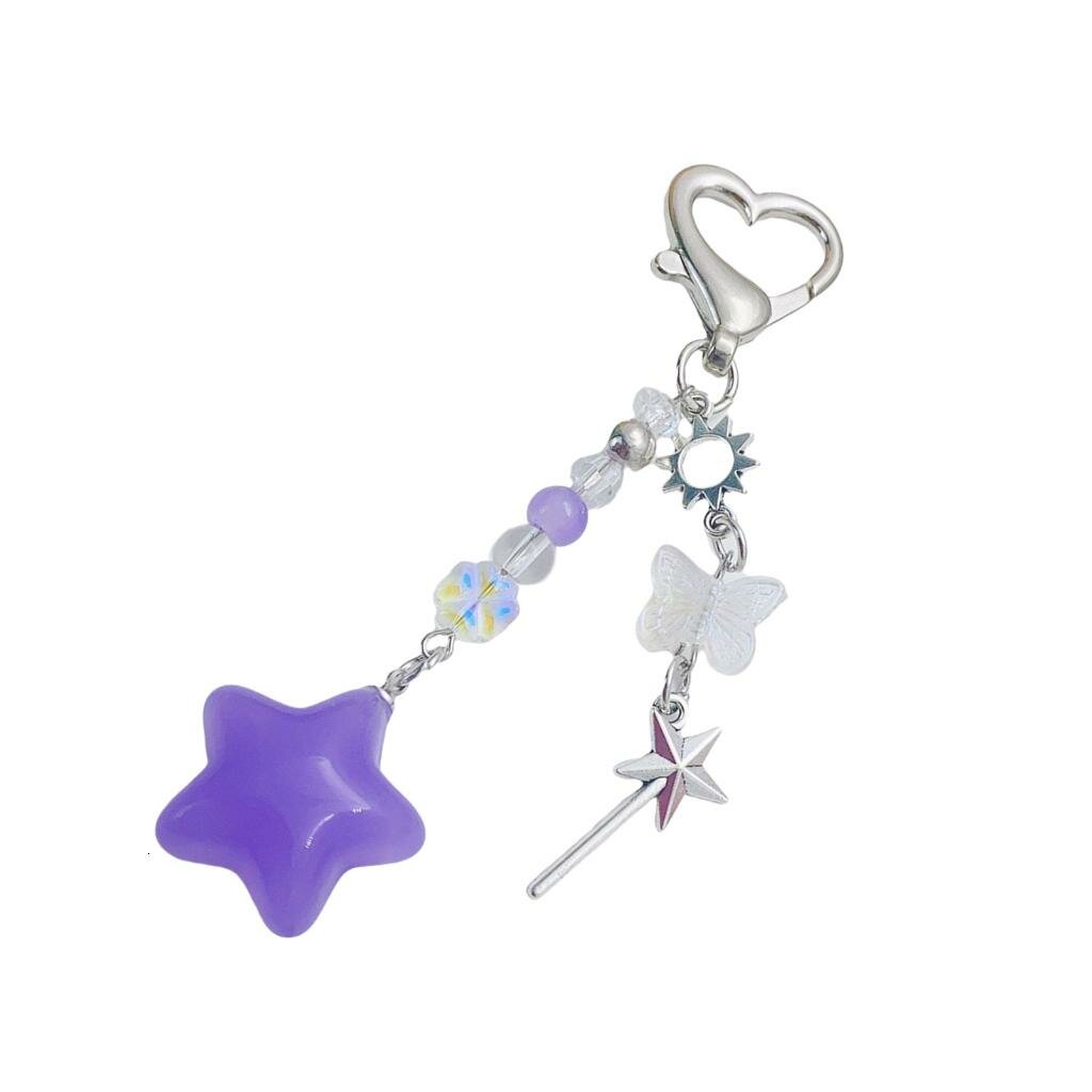 Звёздный брелок-пентаграмма, Фиолетовый