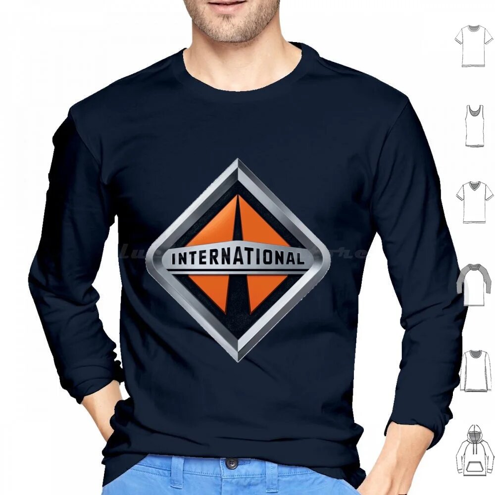 Толстовка мужская International Truck темно-синий, L