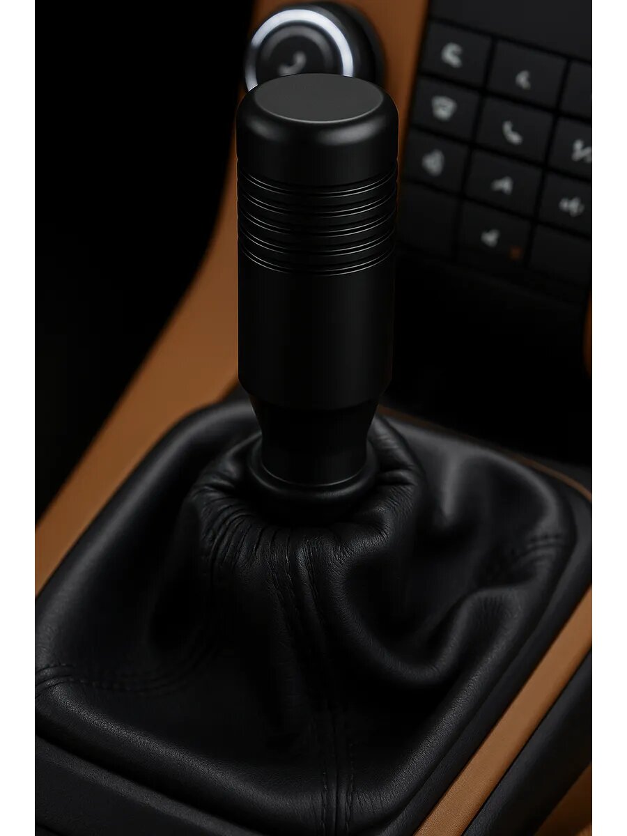 Ручка КПП, под диаметр 8/10/12 мм, металлическая, цвет черный