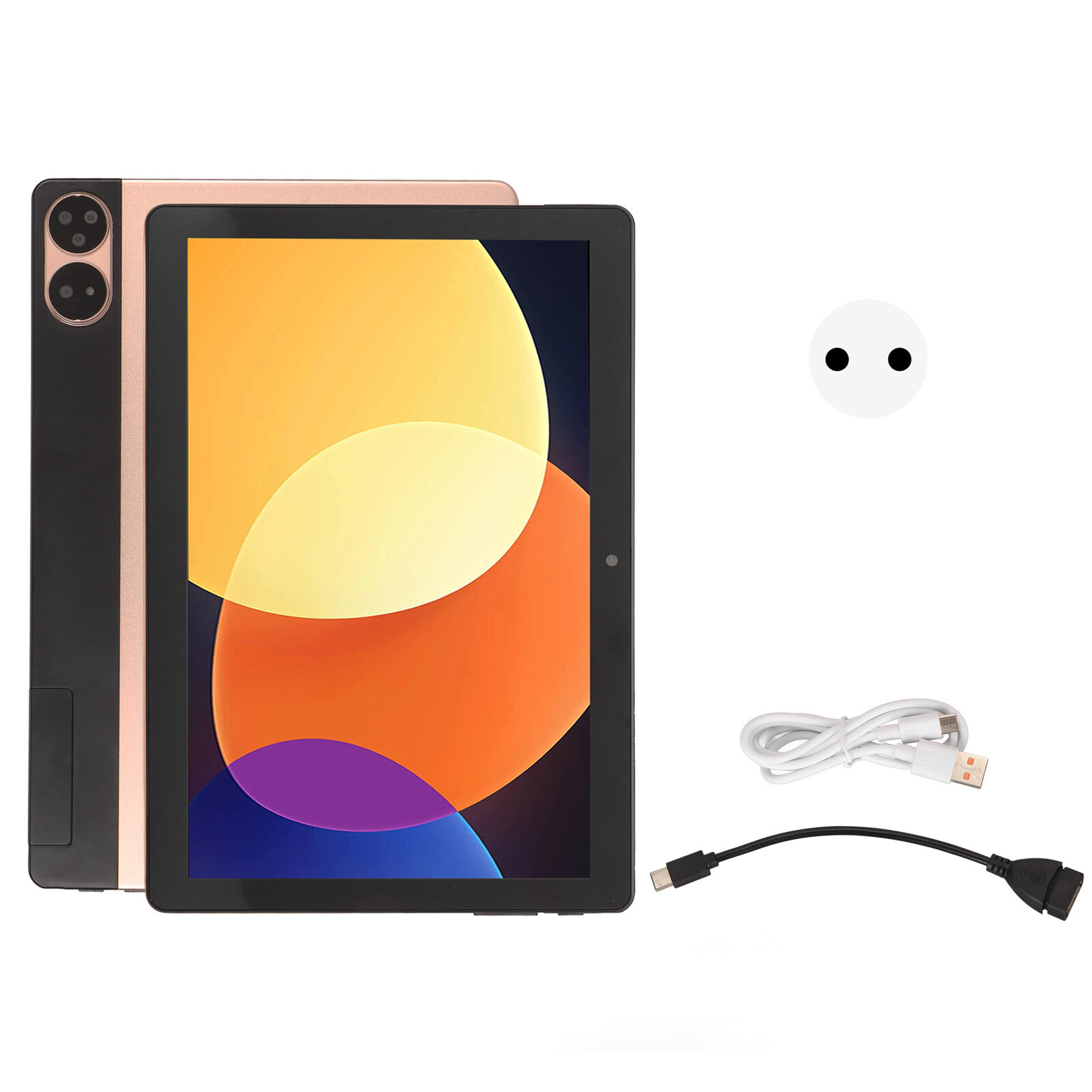 10,1дюймовый планшет 1080P HD 1920x1080, 8 ядер, камеры 8MP/16MP, Android 12.0, 100240V, золотистый,
