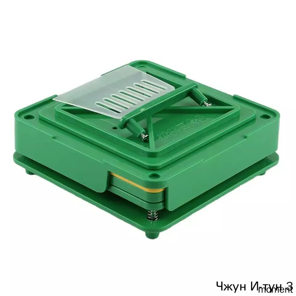 Машинка для заполнения капсул #0, ручной капсулятор, для 100 капсул, пластик, зеленый