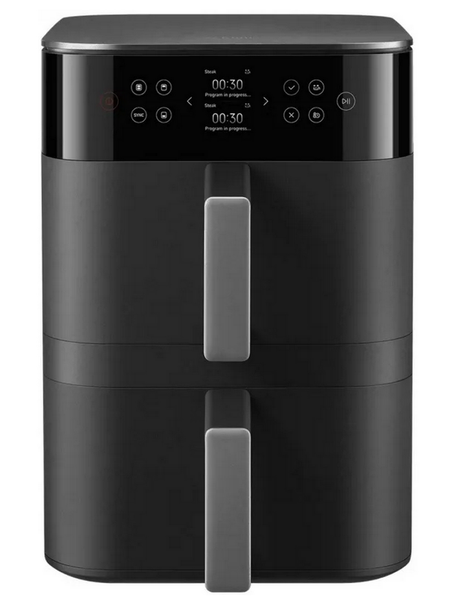 Аэрогриль Xiaomi Smart Double Stack Air Fryer 12л Черный WiFi RU