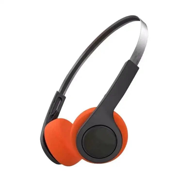 Классические ретро беспроводные Bluetooth-наушники Hi-Fi стерео музыкальная гарнитура с микрофоном, обернутая пространством вокруг маленького головного убора для девочек