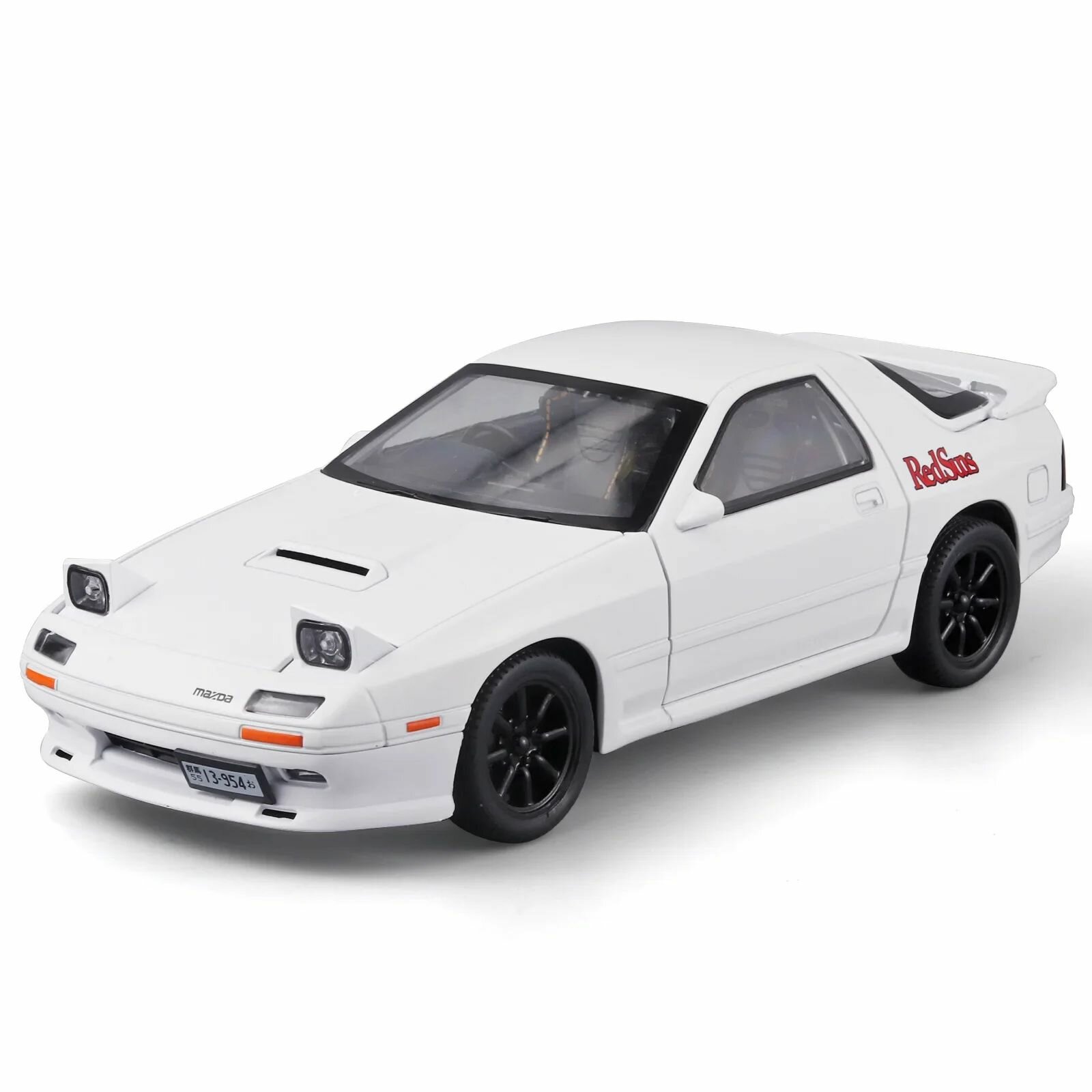 1:24 Mazda RX7 RX-7, Сплавная модель автомобиля, подарки для мальчиков, коллекционные хобби, подарки на день рождения