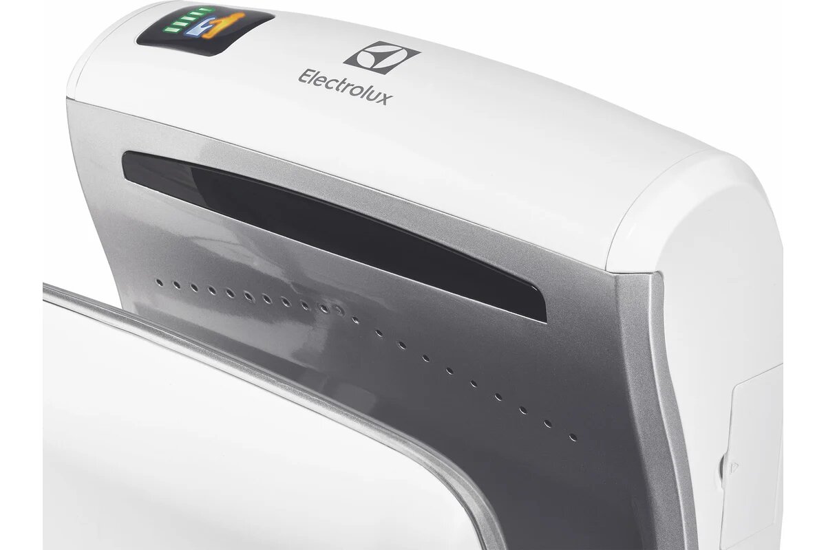 Электрическая сушилка для рук Electrolux EHDA HPF, 1.2 кВт, 90 м/с, HEPA-фильтр, высокоскоростная, белый — фото 1