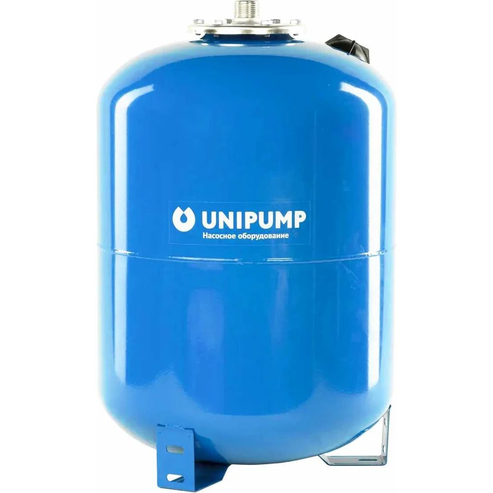 Гидроаккумулятор вертикальный UNIPUMP ГВ 50НВ (фланец нерж, верхнее подкл, БЭЗ) 48091