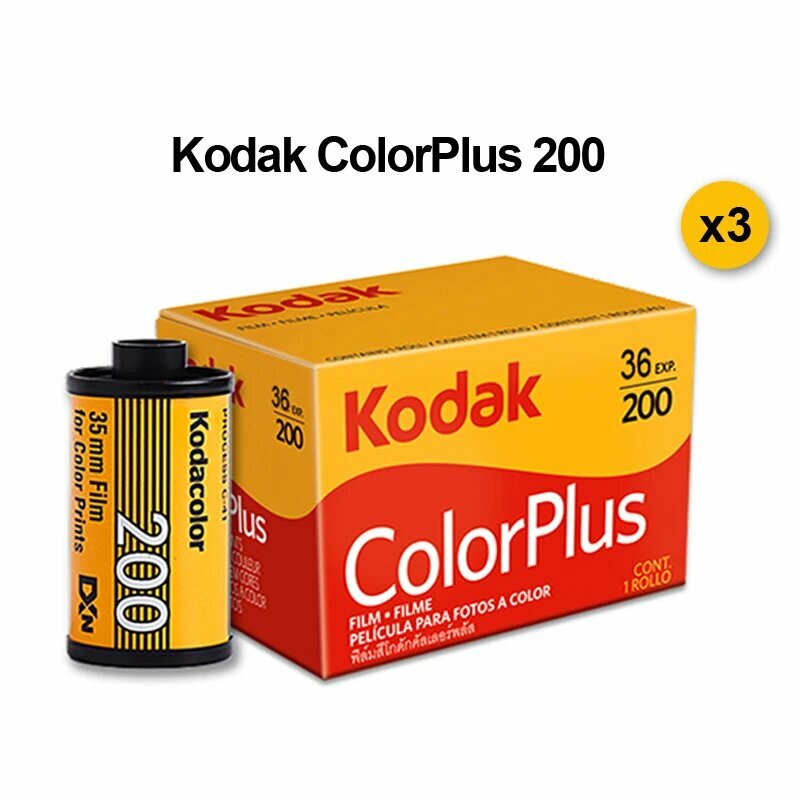 Kodak ColorPlus 200 35мм пленка 36 кадров 3 Roll