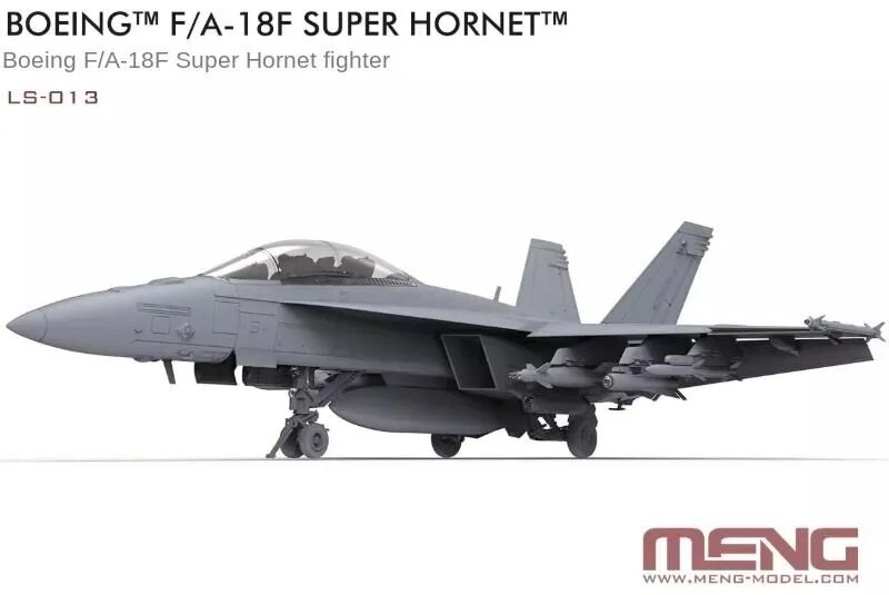 MENG LS-013 1/48 BOEING F/A-18F SUPER HORNET Пластиковый набор моделей