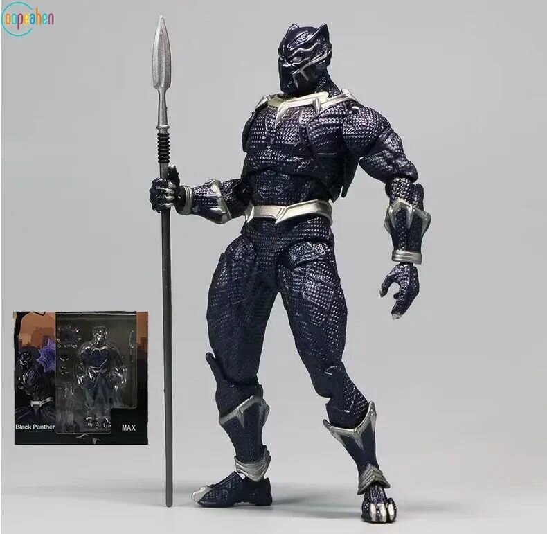 Шарнирная коллекционная фигурка HMTYQNB: Фигурка Мстители Черная Пантера / Black Panther (16см)