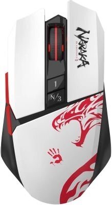 Мышь беспроводная A4Tech Bloody R36 Ultra черный/белый/красный, 12000dpi, USB, кнопки - 7