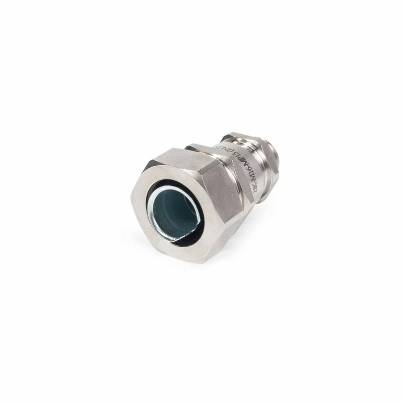 Ввод кабельный для металлорукава ВК-М16(6-12мм)-МР15 (INOX) нерж. сталь Fortisflex 89110