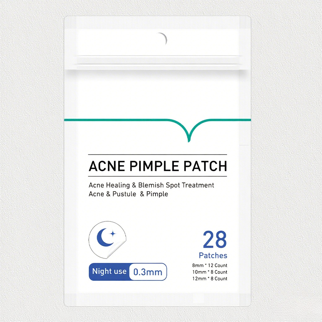 Патчи для прыщей Acne Pimple Patch, невидимые, для удаления прыщей, средства для лечения, уход за кожей лица, инструмент для удаления прыщей, 28 патчей, для ночного использования, с-маслом и календулой, для разных типов кожи, быстрого заживления,