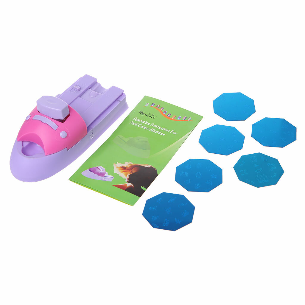 Принтер Для Дизайна Ногтей Easy Printing Pattern Stamp Маникюрная Машина Stamper Набор Инструментов