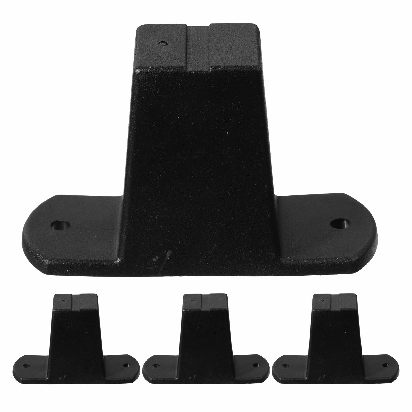 Ножки из пластика чёрного цвета для чемоданов, 4 шт, для самостоятельного ремонта багажа