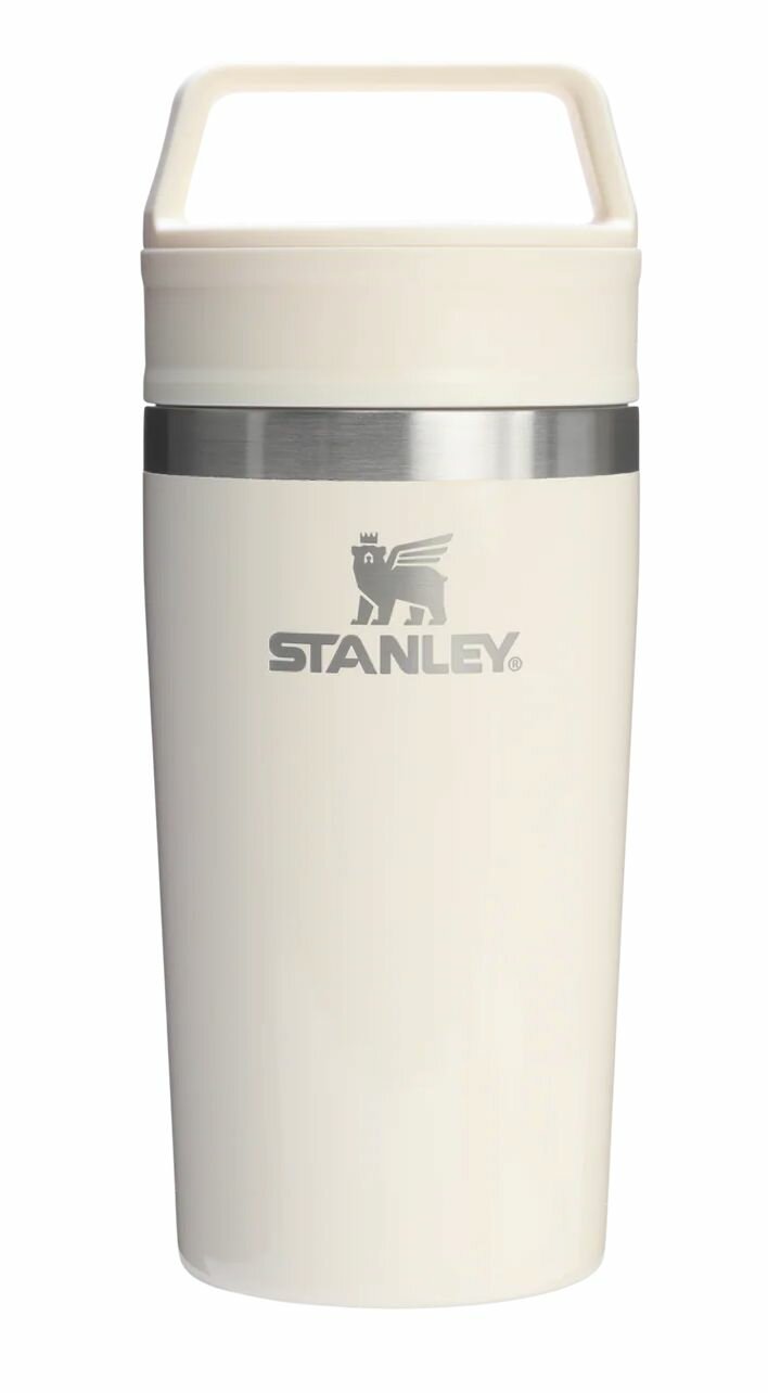 Дорожная Термокружка 0,35 литра, Stanley Кремового цвета