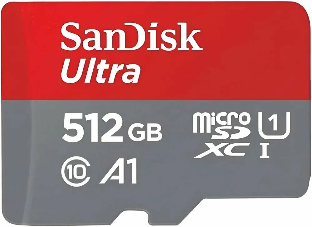 SanDisk MicroSDXC 512 GB Ultra (SDSQUAC-512G-GH3MA) - steam deck micro sd 512 Гб - флешка для телефона Карта памяти