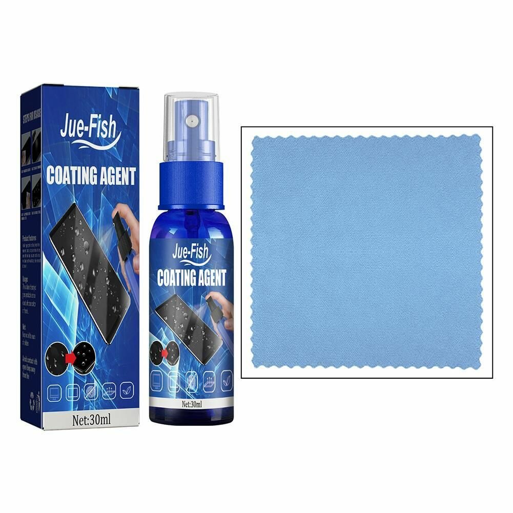 Очищающий комплекс: салфетка из микрофибры + чистящее средство Defender Optima 30 мл , для экрана , монитора , телефона , оптики и стекол