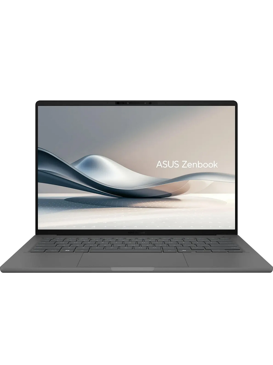 14" Ноутбук ASUS ZenBook A14 UX3407QA-QD267W (90NB1502-M00DN0), 16/512 ГБ, Snapdragon X X1 26 100, Win 11, Iceland Gray
