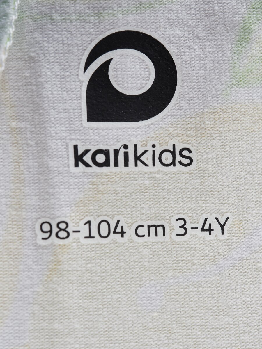 Капри Kari Kids Весна-лето 2026, размер 6-7, белый/желтый — фото 1