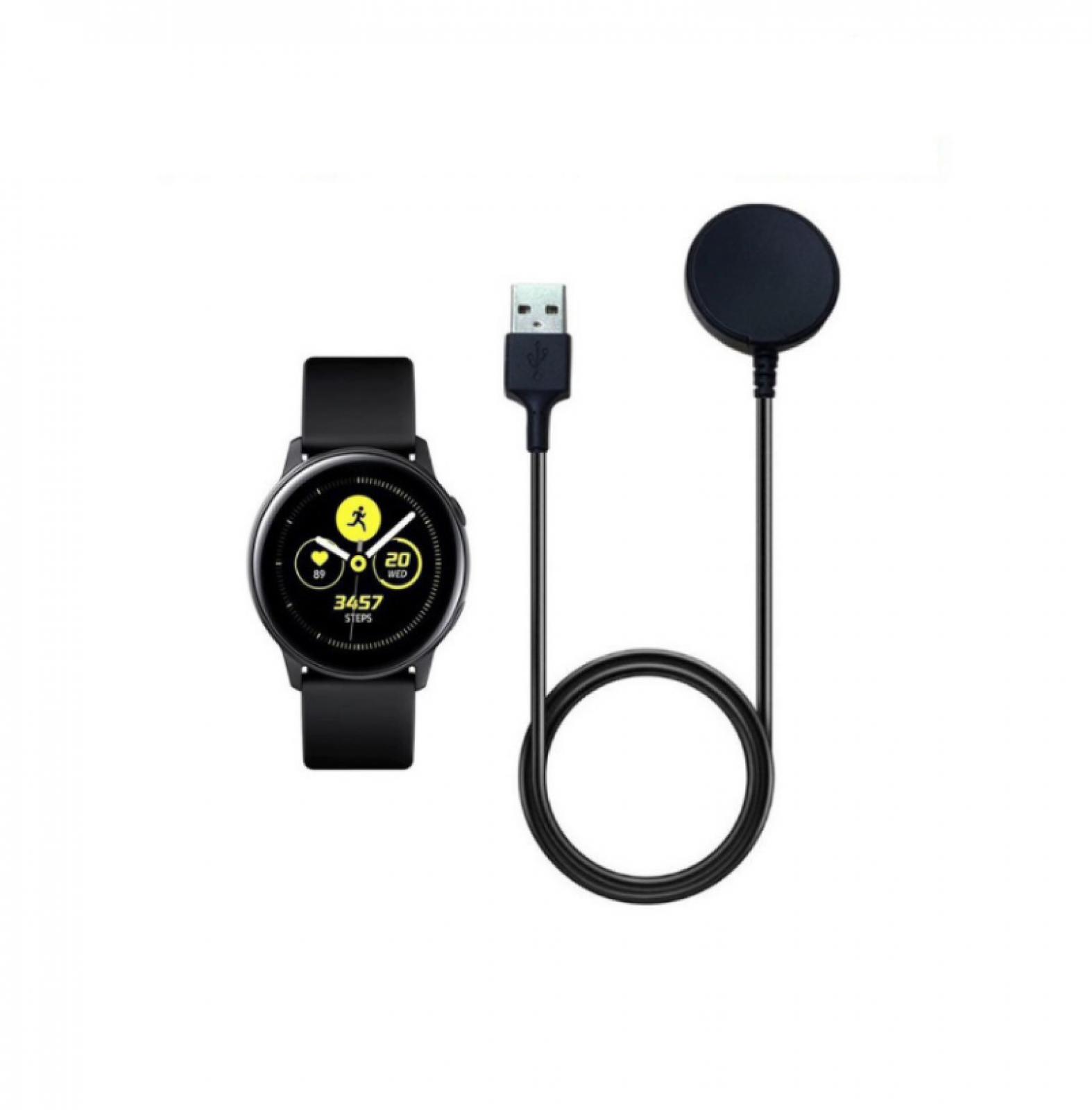 USB-зарядное устройство MyPads с магнитным кабелем для Samsung Galaxy Watch Active (SM-R500)
