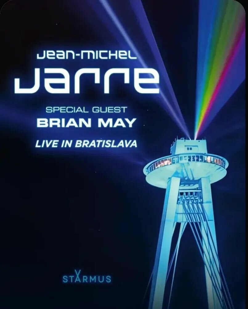 JEAN-MICHEL JARRE "Live In Bratislava" концертный фильм 2025 (DVD диск)
