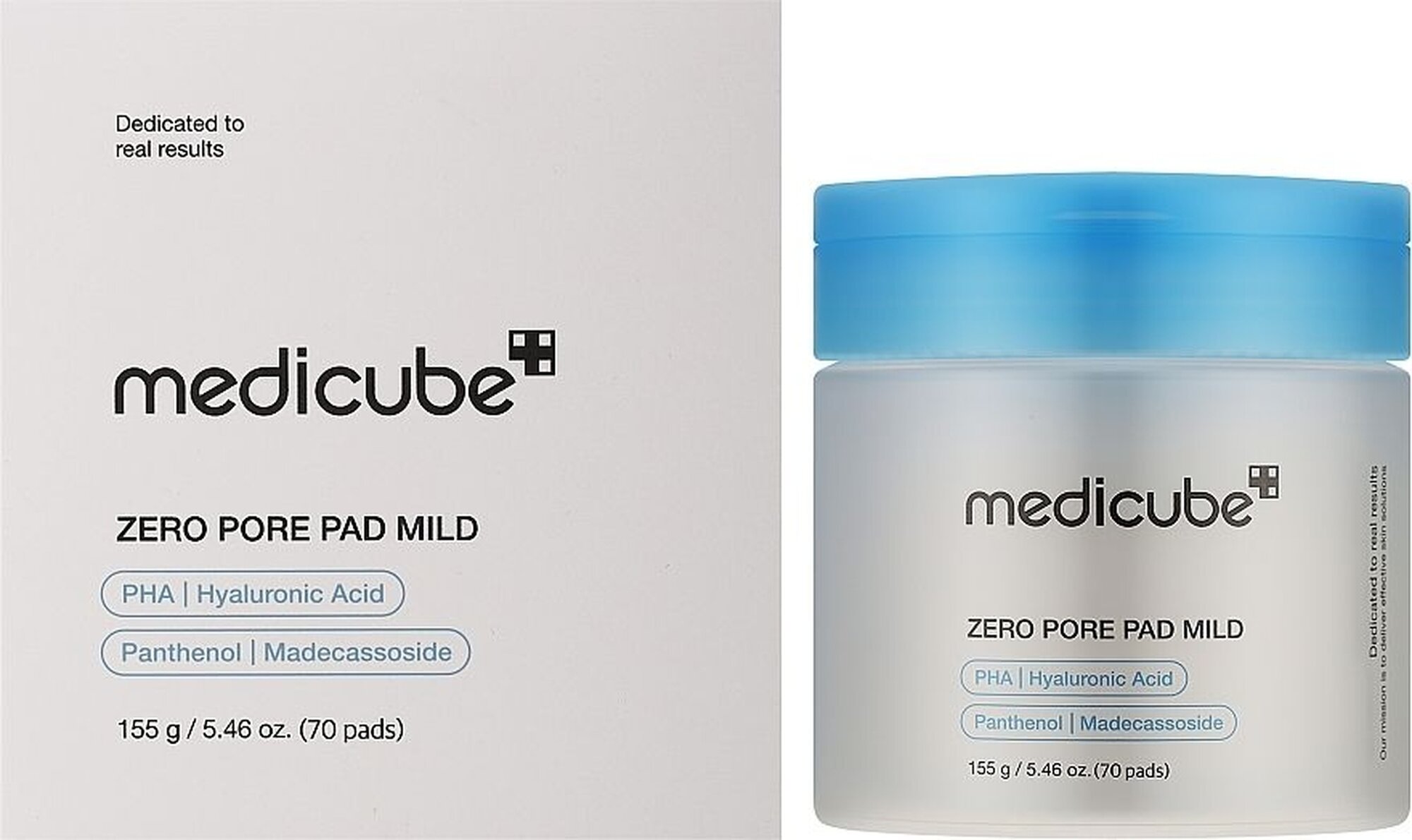 Medicube Тонизирующие пилинг-подушечки для лица Zero Pore Pads Mild 155 г