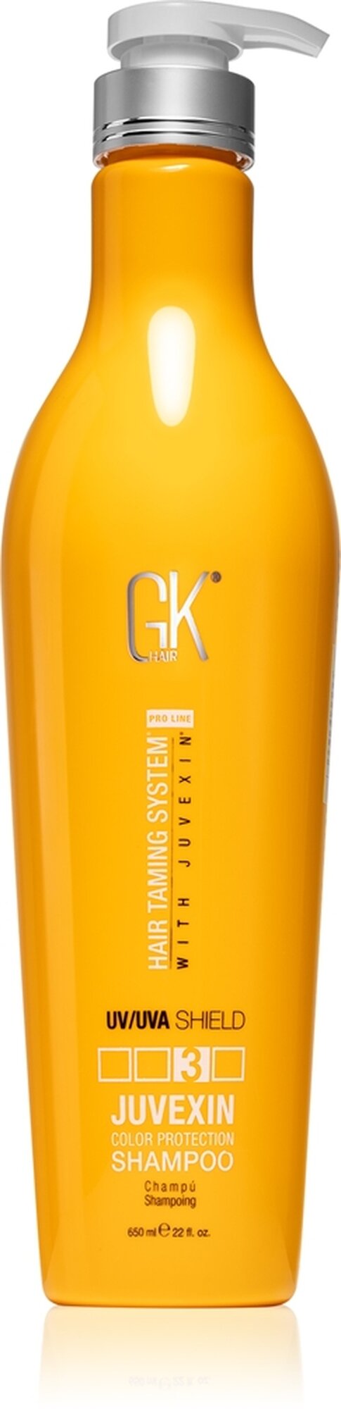GKhair Мягкий Очищающий шампунь для окрашенных волос Color Shield 650 мл