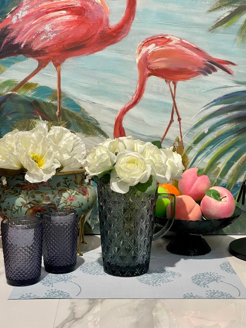 Кувшин стекло синий Casaentera 14х21 см CE08-581-110