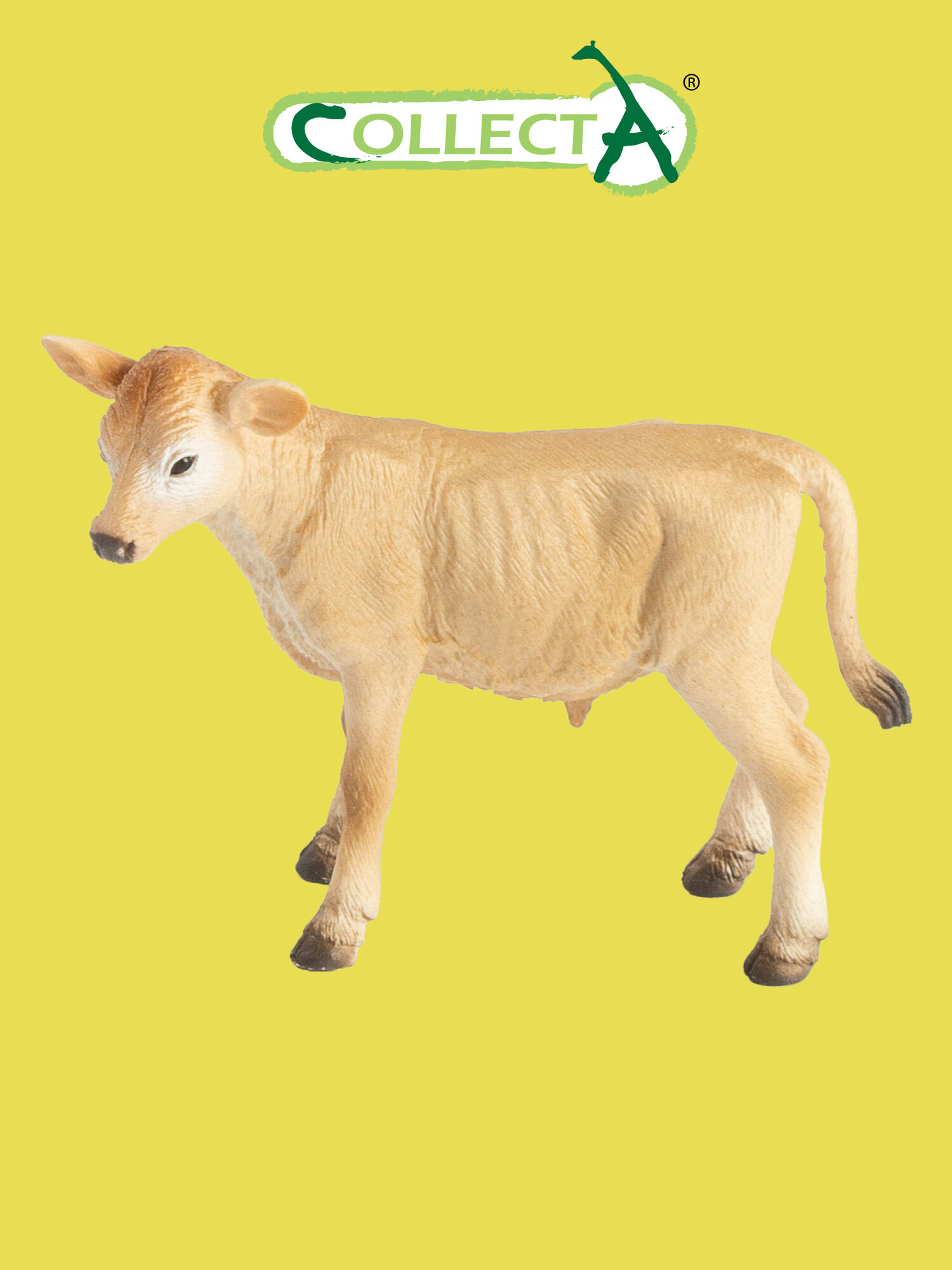 Фигурка животного Collecta "Телёнок Джерсейская" высота 5 см, 88983b