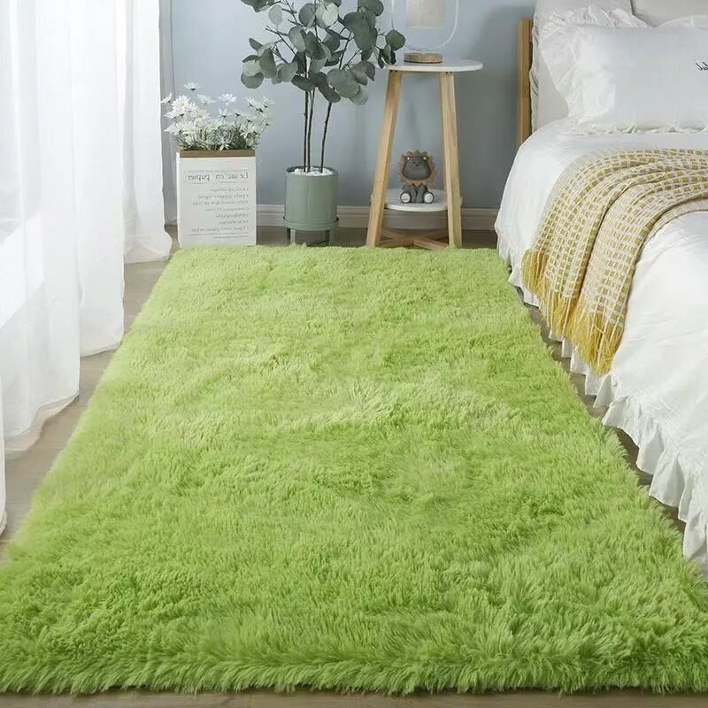 Ковер 160x230 см зеленый ворсовый мягкий, для гостиной, спальни, размер 160х230 см — фото 1