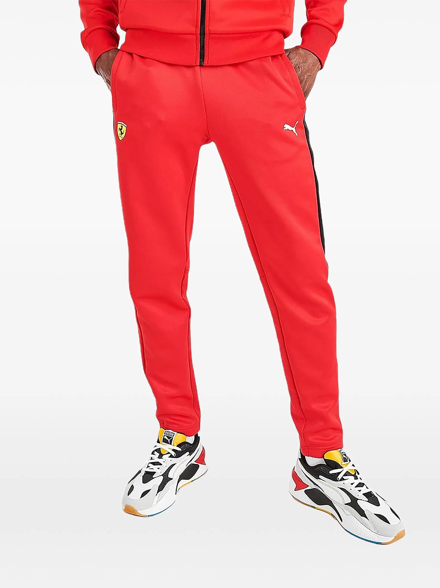 Брюки спортивные PUMA, размер L, красный
